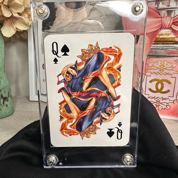 Christian Louboutin | Other | Christian Louboutin Queen Of Spades Art ...